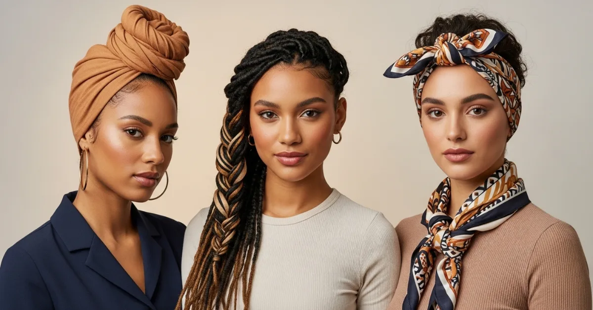 15 Scarf Hairstyles Ideas That Look Cute But Change Everything